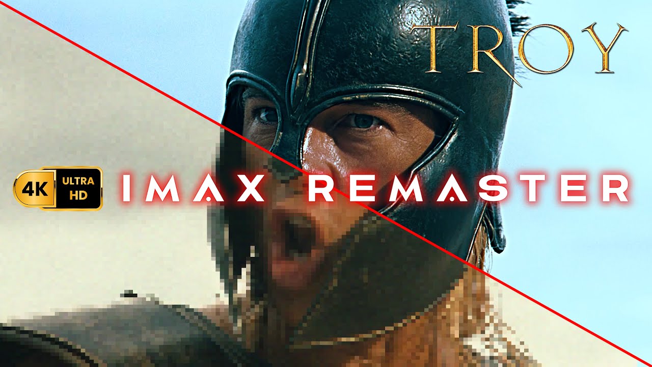 Troy 2004 (Achilles vs Boagrius fight scene) | 4K IMAX Remaster - YouTube