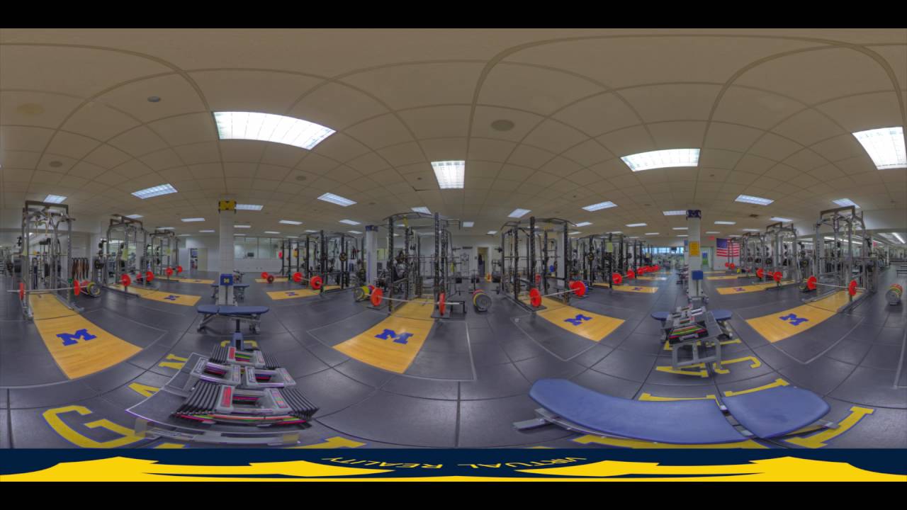 Michigan Weight Room 360 / Headcase VR - YouTube