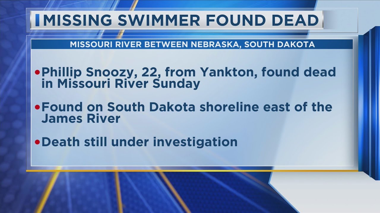 Missing Yankton Man Found Dead in Missouri River - YouTube
