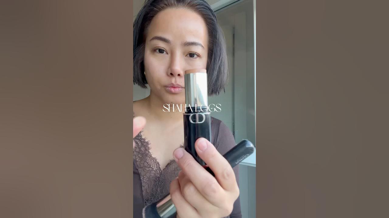 No filter!! #diorforever foundation stick + #nars blush + #cathydoll lips filler booster #review ...