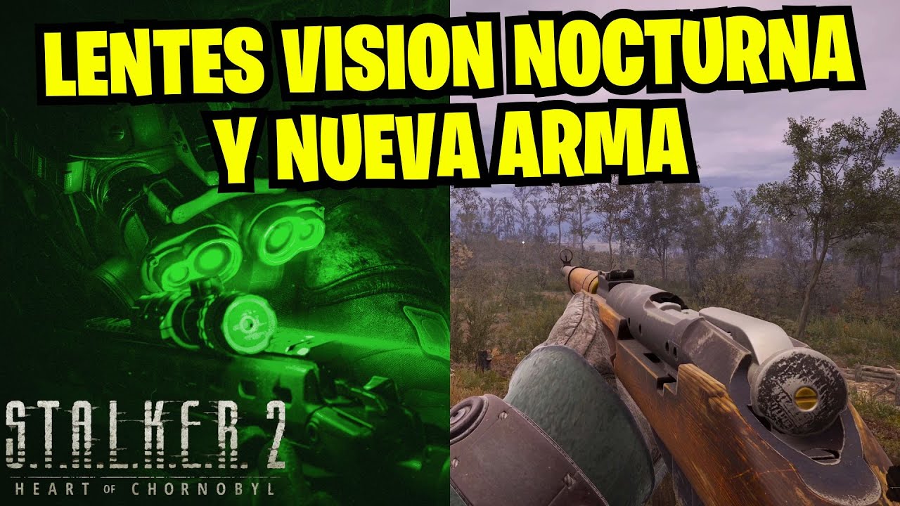 Nueva arma unica y lentes de visión nocturna - STALKER 2 - YouTube