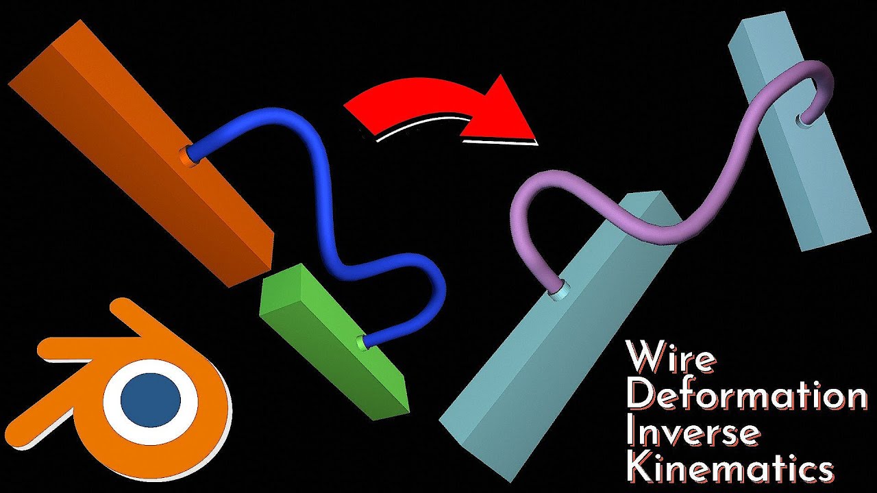Blender: Wire Deformation With Inverse Kinematics (fr/en) - YouTube
