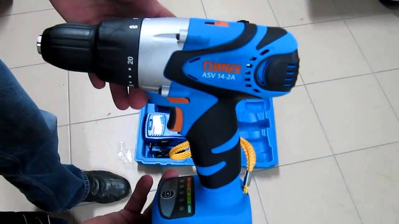 Unpacking / unboxing Cordless Drill/Drivers Narex ASV 14-2A 65404823 ...