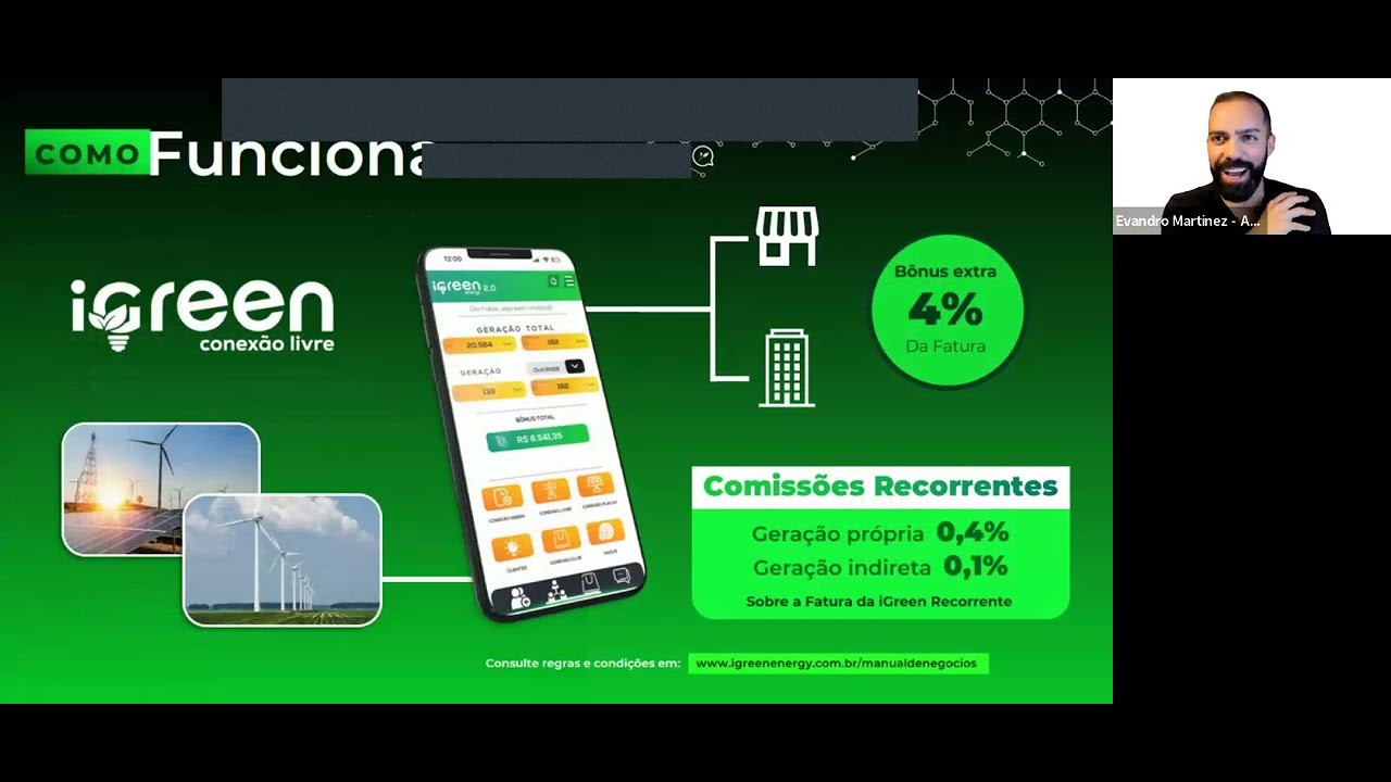 IGREEN - Apresentação ATUALIZADA da Oportunidade com TOP 1 - Evandro ...