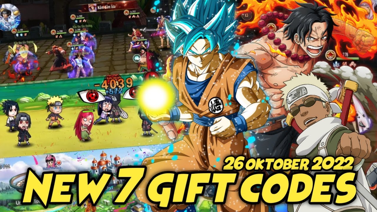 New Codes Liên Minh Hải Tặc & Saiyans United & Ninja Rebirth & Konoha ...