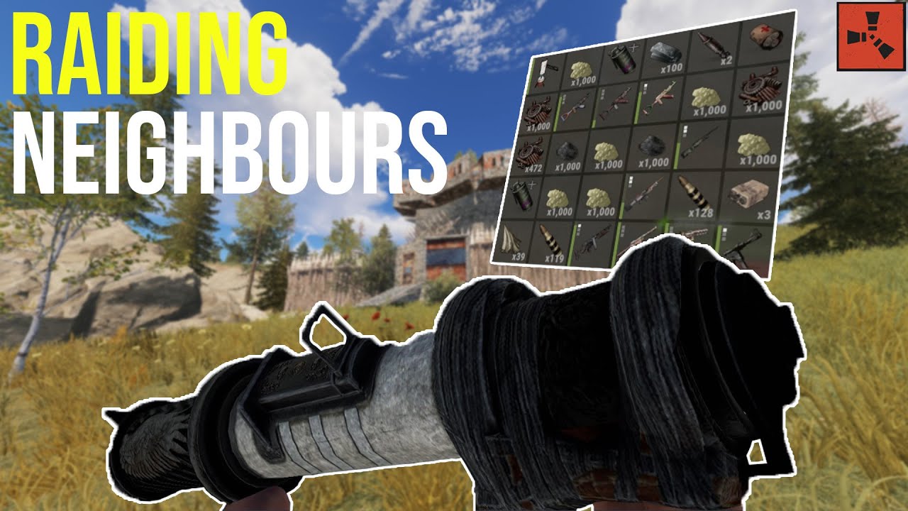 RUST FR | 2 GROS RAIDS RENTABLES SUR NOS VOISINS ! - YouTube
