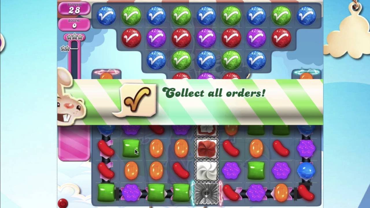 Candy Crush Saga Level 1812 No Booster - YouTube