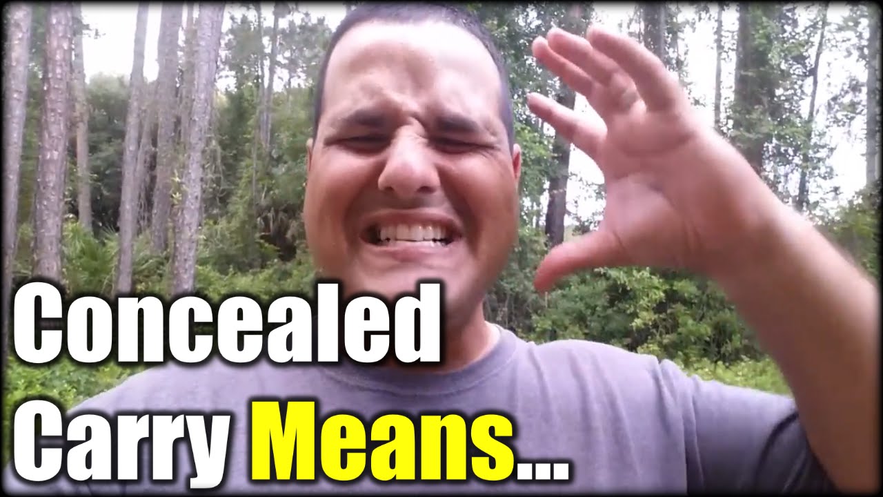 Concealed Carry Means... - YouTube