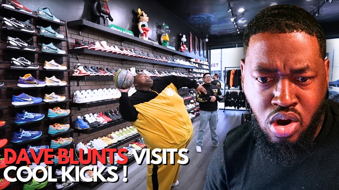 STRATUZY REACTS TO DAVE BUNTS VISITING COOL KICKS LA ! - YouTube