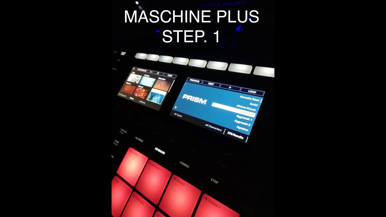 Native Instruments - Maschine Plus Step 1.- Prime Impressioni - YouTube