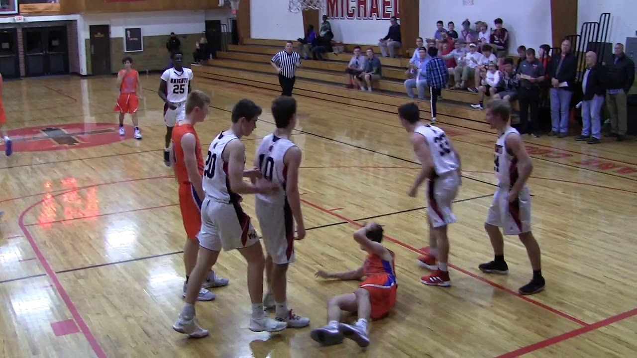 JV Basketball Mount Michael Benedictine vs Gross Catholic - YouTube
