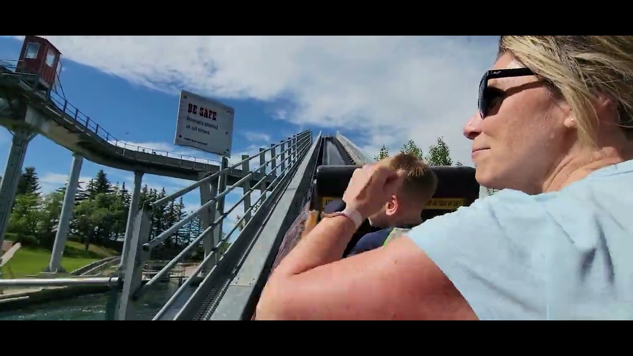 Log Ride - Callaway Park - Calgary - 2025 - YouTube