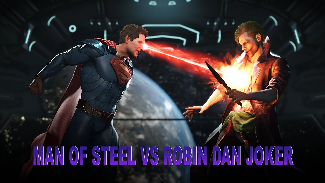 MAN OF STEEL VS ROBIN | SUPERMAN VS JOKER #shots #games - YouTube