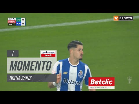 Borja Sainz quase marcar no arranque | Sporting - FC Porto (Liga 25/26 #4)