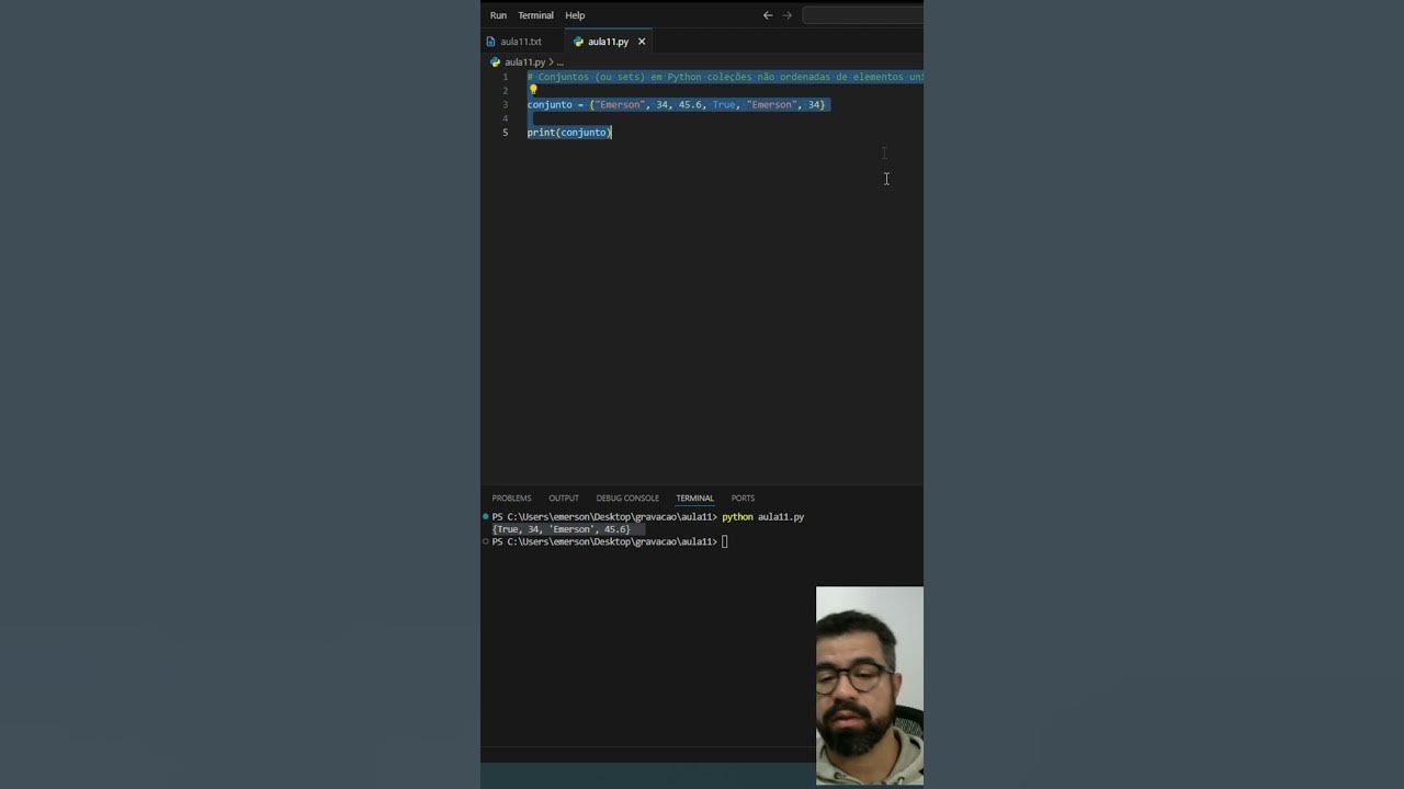 Python Elementos Unicos #python #coding #javascript #html #programming - YouTube