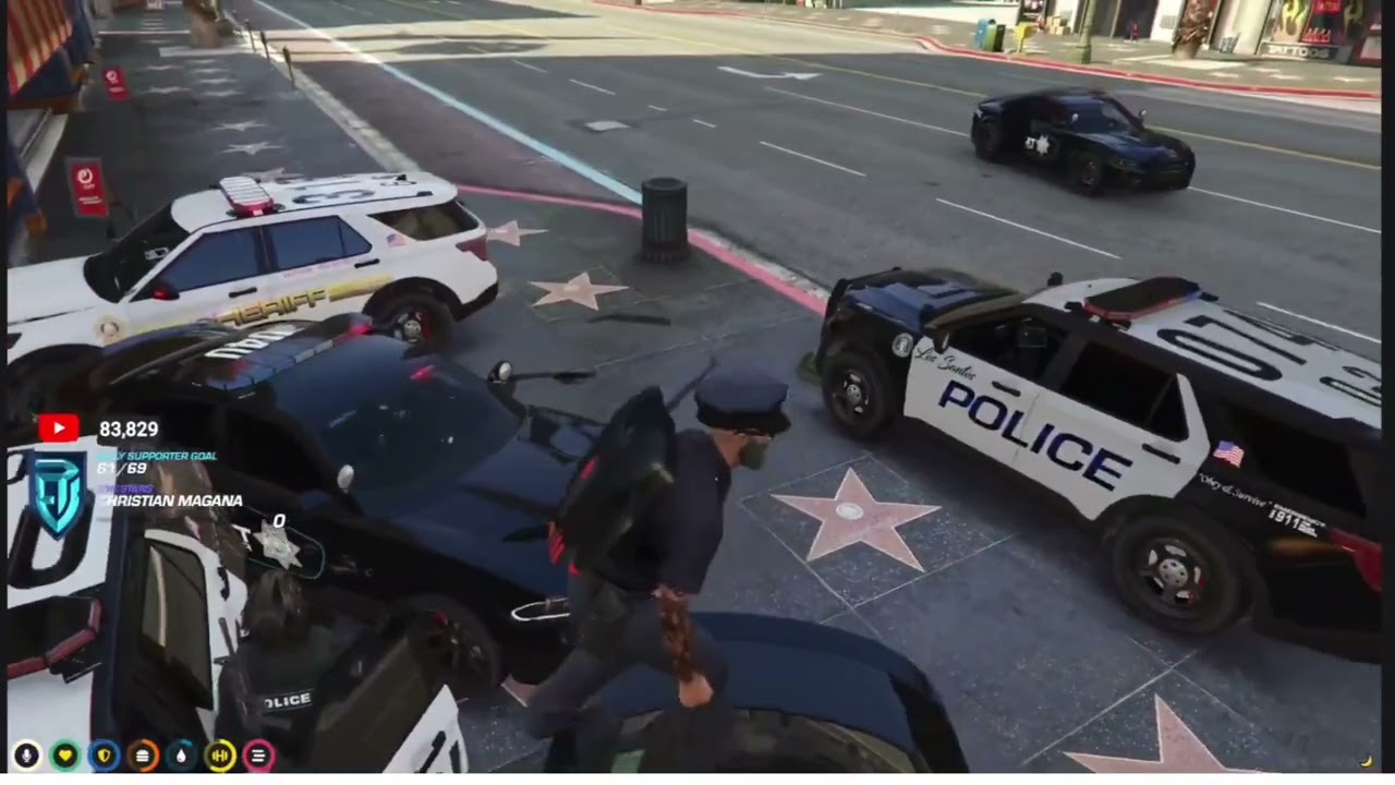 Randy steals a Cop's car disguised as a Cop | GTA RP Nopixel - YouTube