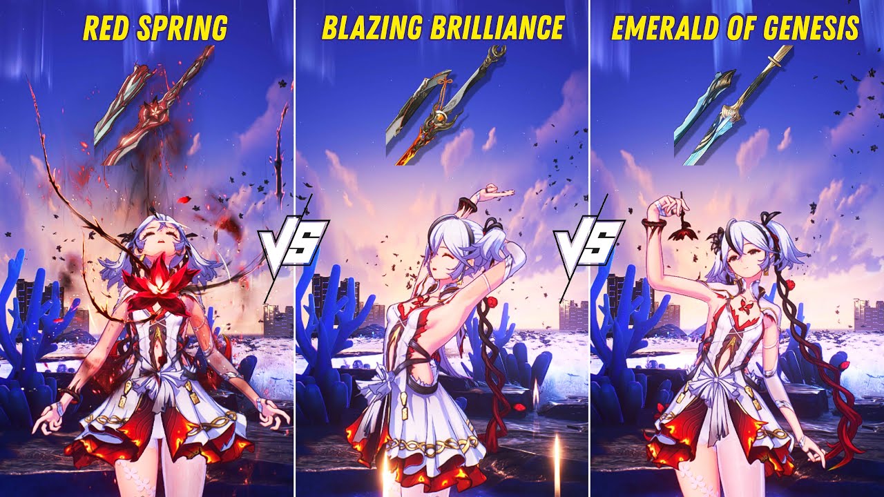 Camellya's Weapon Comparison - Wuthering Waves - YouTube