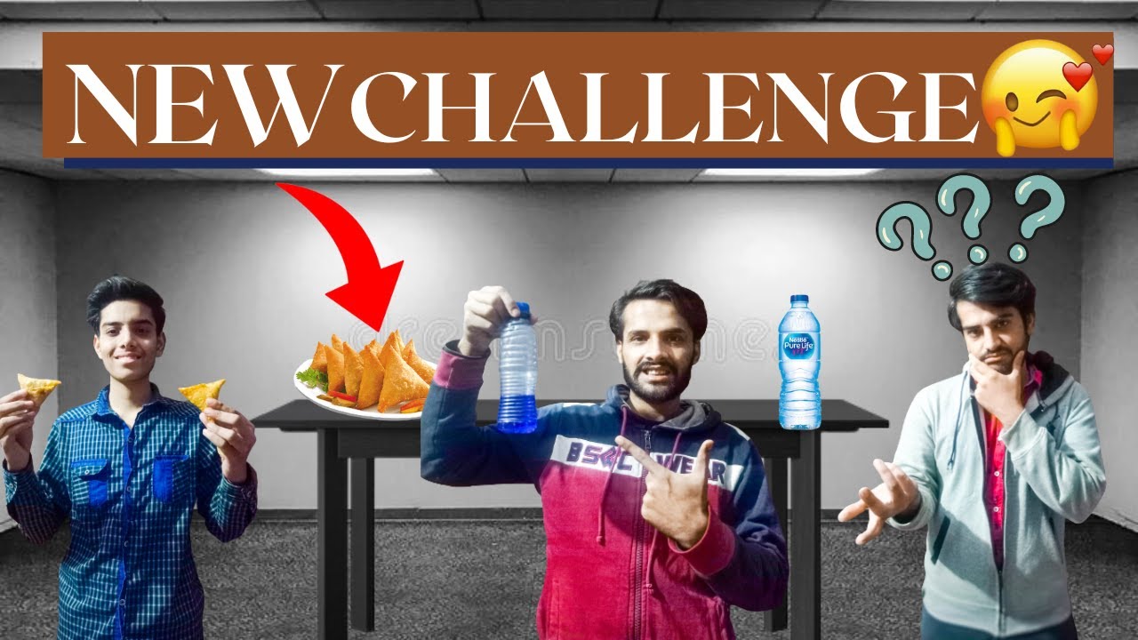 Flip The Bottle Eat Samosa | Unique Challenge | Bro Vs Bro | UHA ...