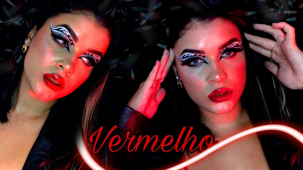 GLORIA GROOVE - VERMELHO | Makeup Tutorial - YouTube