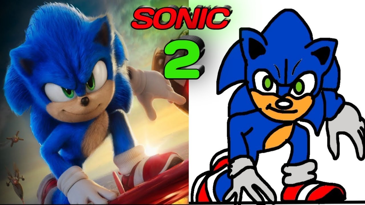 How to Draw SONIC 2 / Easy SONIC 2 Easy Drawing #sristy_dristy_art ...