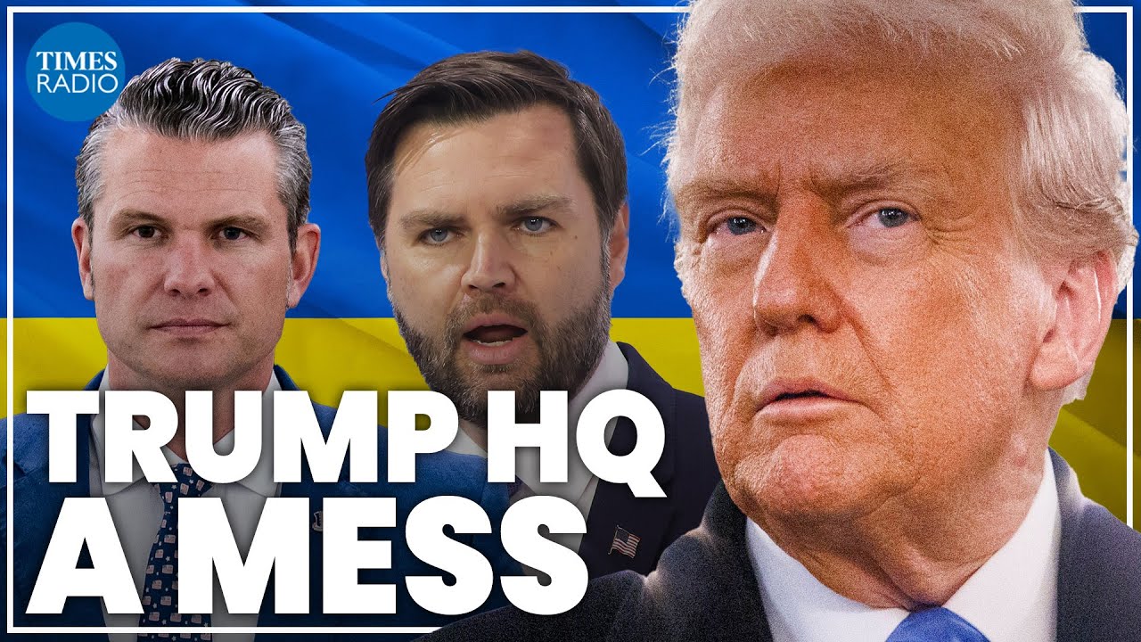 Trump HQ in disarray over Ukraine messaging - YouTube