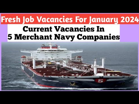 New Year Current Vacancies In 5 Shipping Companies | Job Posts And ...