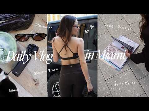 MIAMI VLOG | Dia de fotos (para uma marca especial), Merrick Park e lojas de decoração em Miami