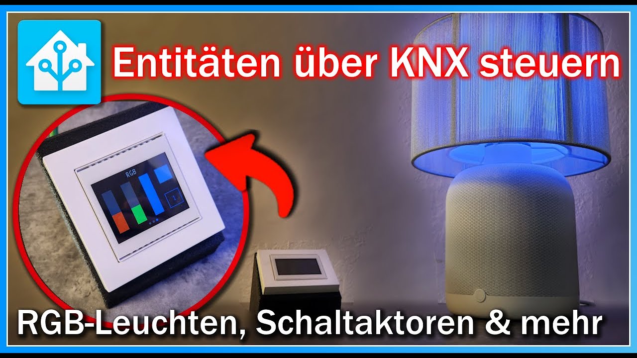 Mit KNX Home Assistant Entitäten schalten - Über Automationen oder Node-Red - YouTube
