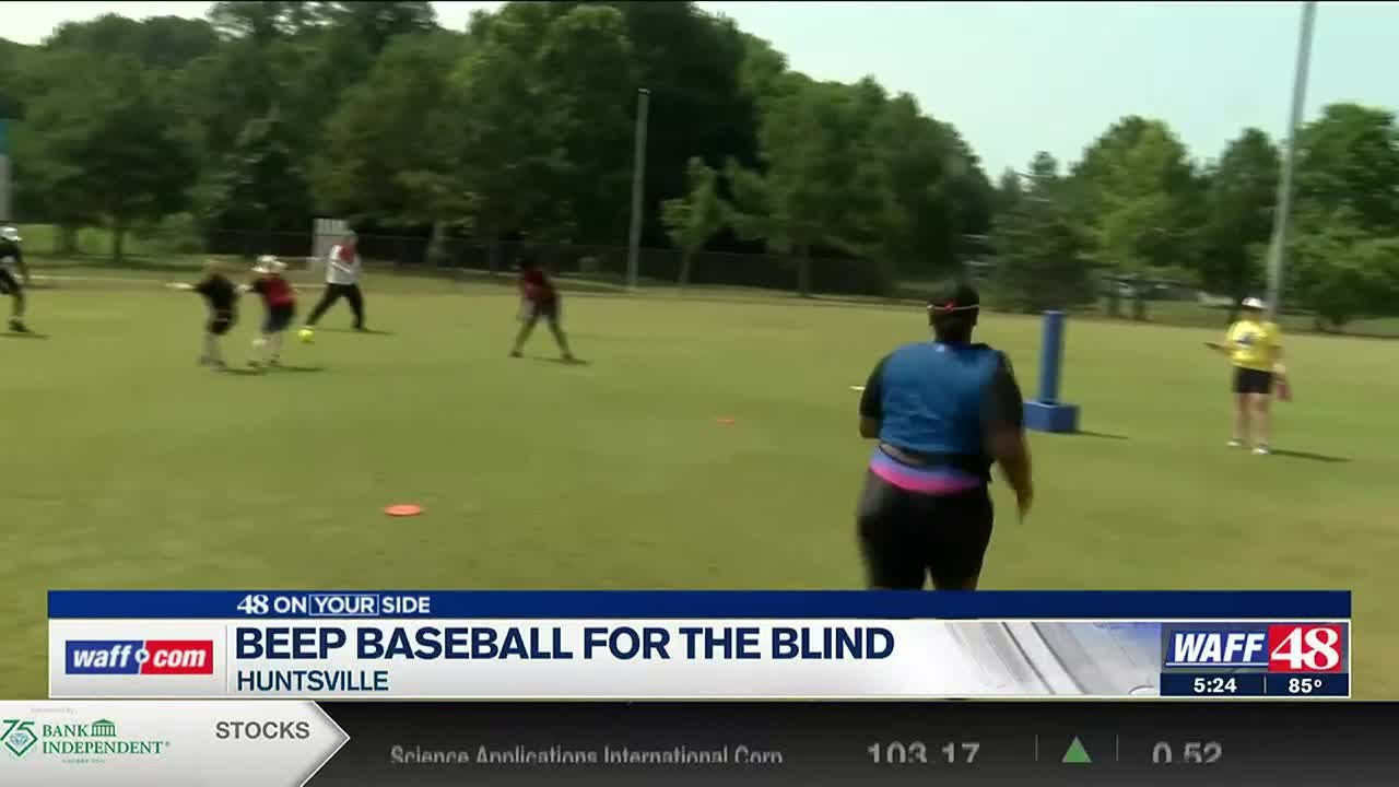UAH hosts Beep Ball with Alabama Institute for Deaf and Blind - YouTube