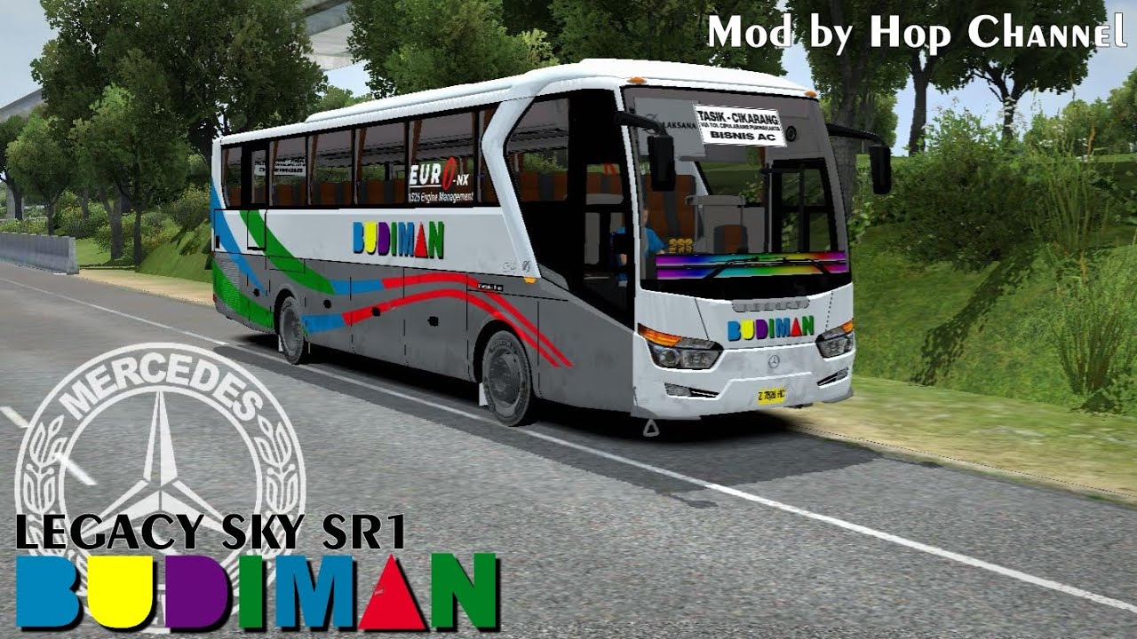 [Bus Simulator Indonesia] Mod BUSSID Terbaru Legacy Sky SR1 Mercy by ...