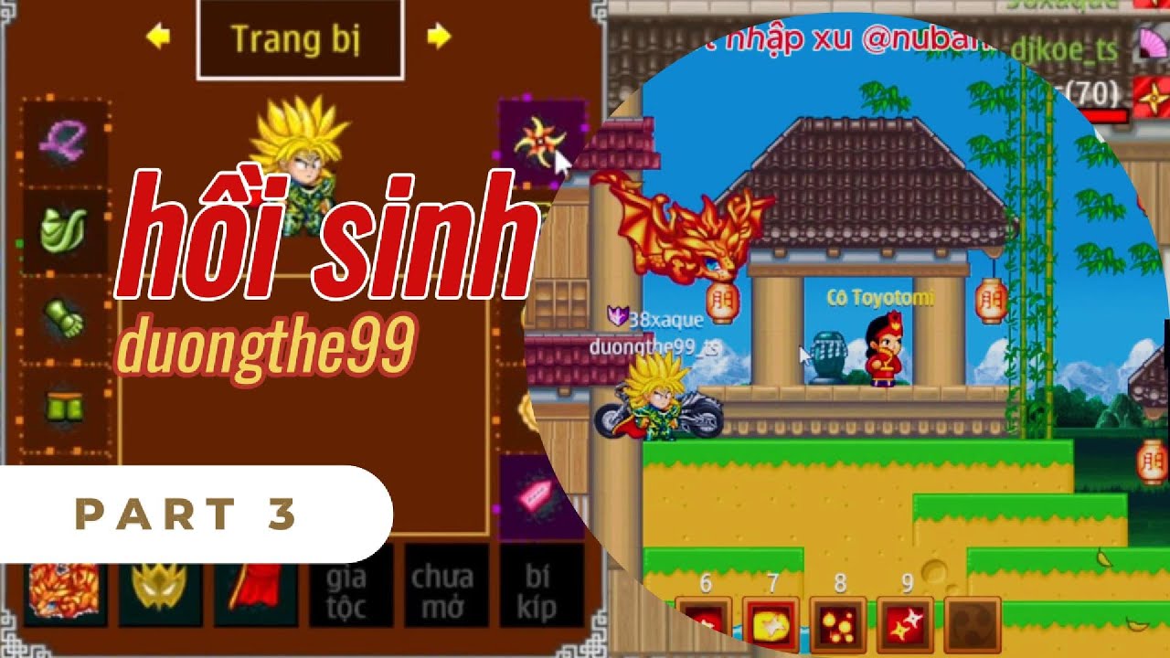 hồi sinh em hàng đầu tiên biết đến nso PART3 #nso#ninja#nubagame ...
