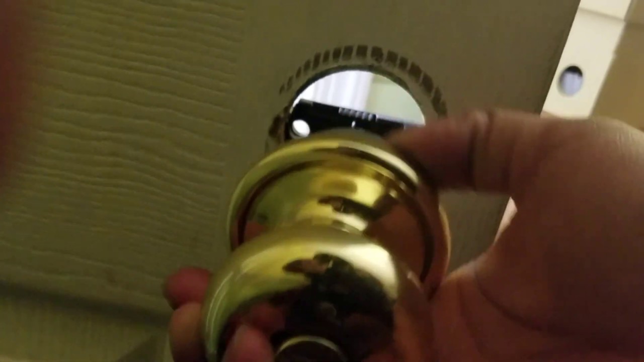 Fix a Door Knob! - YouTube