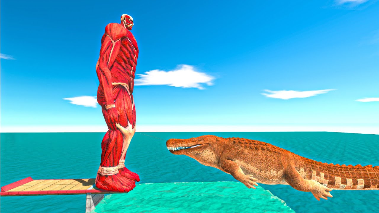 ORANGE MOSASAURUS FEEDING - Animal Revolt Battle Simulator - YouTube