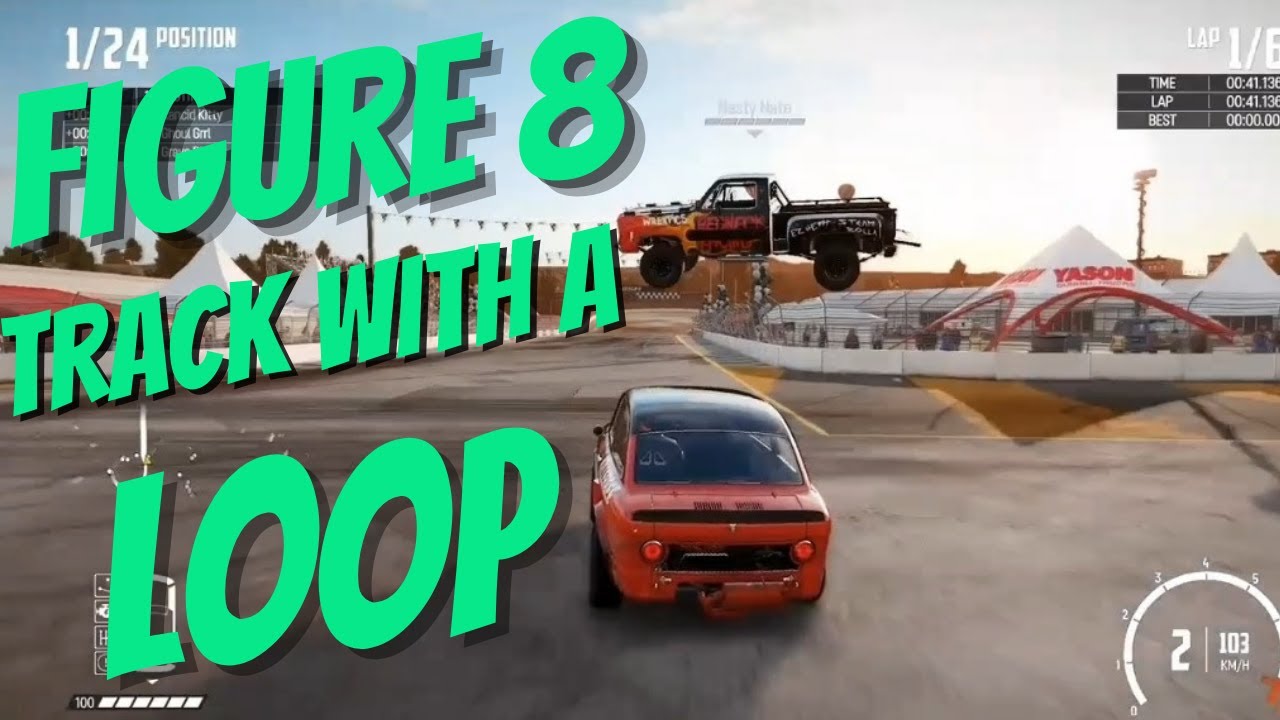 #wreckfest #xboxone Cool track with a loop. (finished 1st) - YouTube