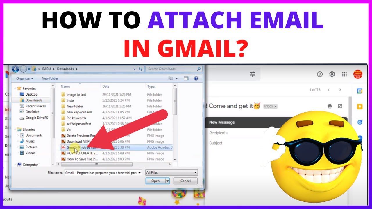 How To Attach Email In Gmail YouTube How To Attach Email In Gmail YouTube