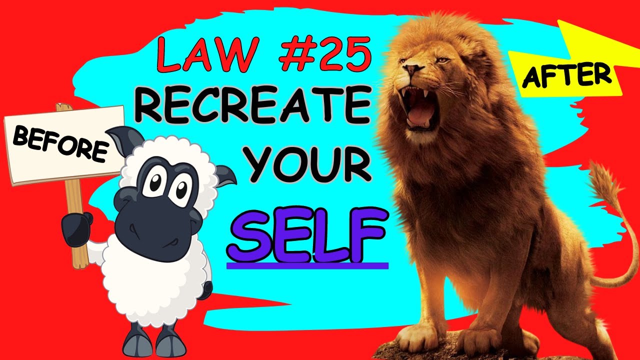 How to RECREATE Yourself | The 48 Laws of Power | Robert Greene - YouTube
