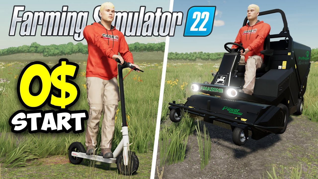 STARTING WITH $0 ON FLAT MAP 🚜 Farming Simulator 22 - YouTube