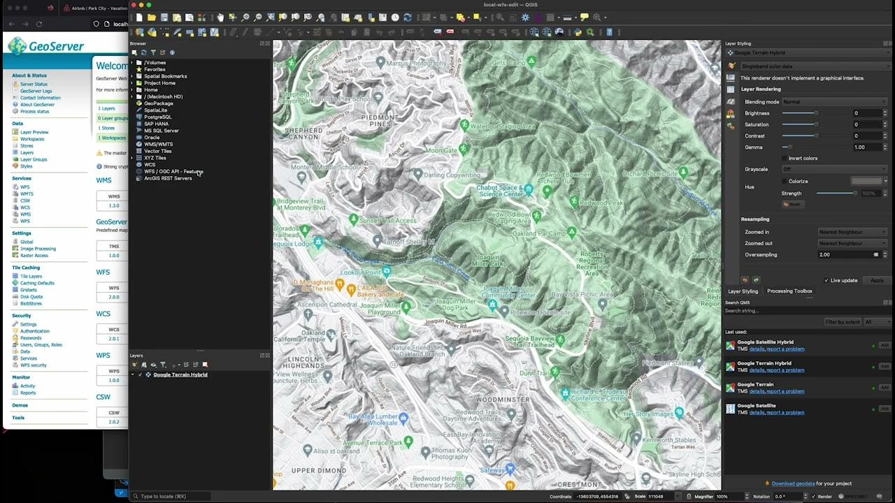 QGIS - Add WFS Layer from GeoServer - YouTube