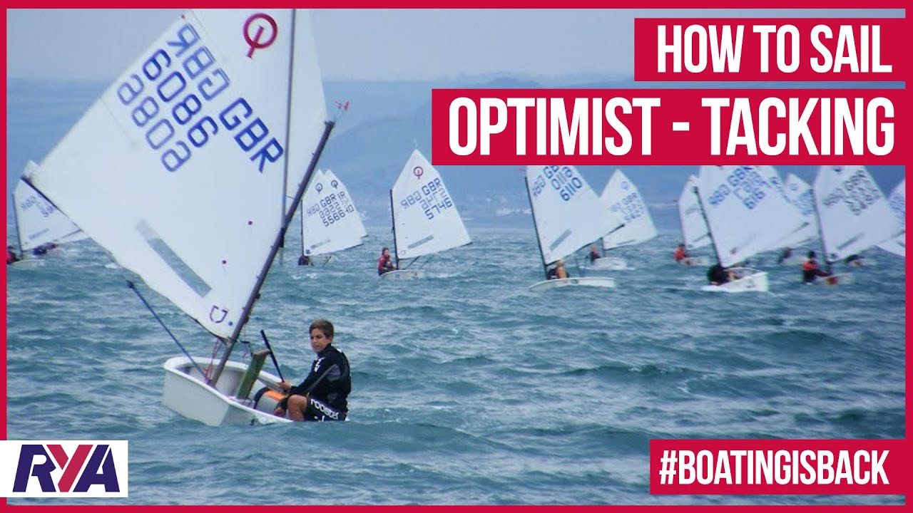 HOW TO SAIL - OPTIMIST TACKING - with Double Olympic Medallist Shirley Robertson - YouTube