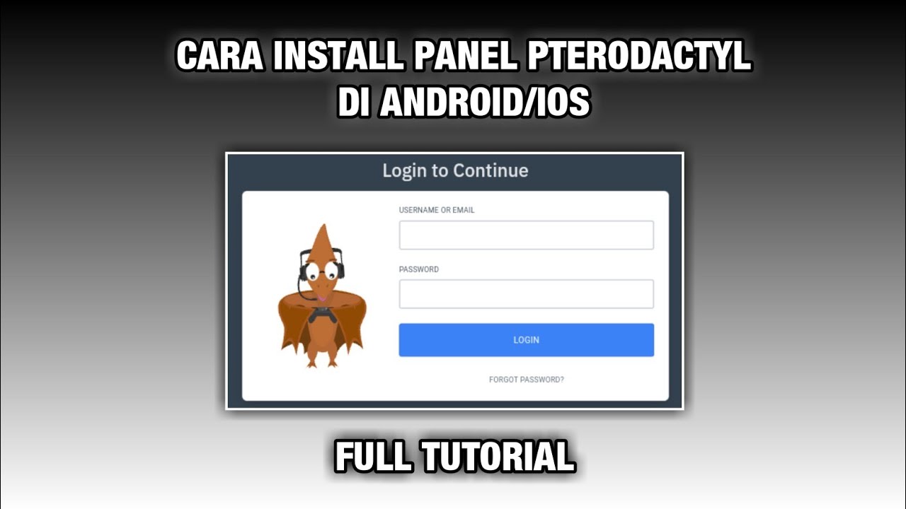 CARA INSTALL PANEL PTERODACTYL DI ANDROID/IOS || FULL TUTORIAL - YouTube