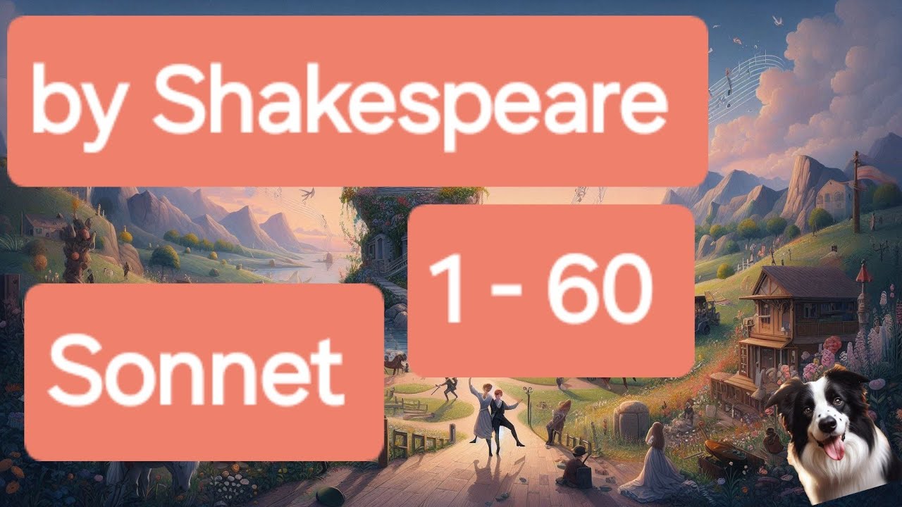 Audio / Sonnet 1- 60 . by William Shakespeare - YouTube