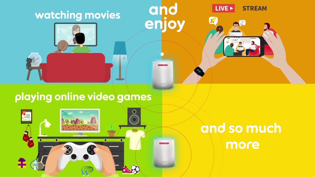 Get full Wi-Fi coverage with Orbi from Ooredoo. - YouTube