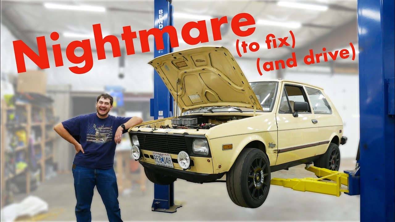 Fixing the Hot Rod Yugo was a Nightmare (and it's still not done) - YouTube