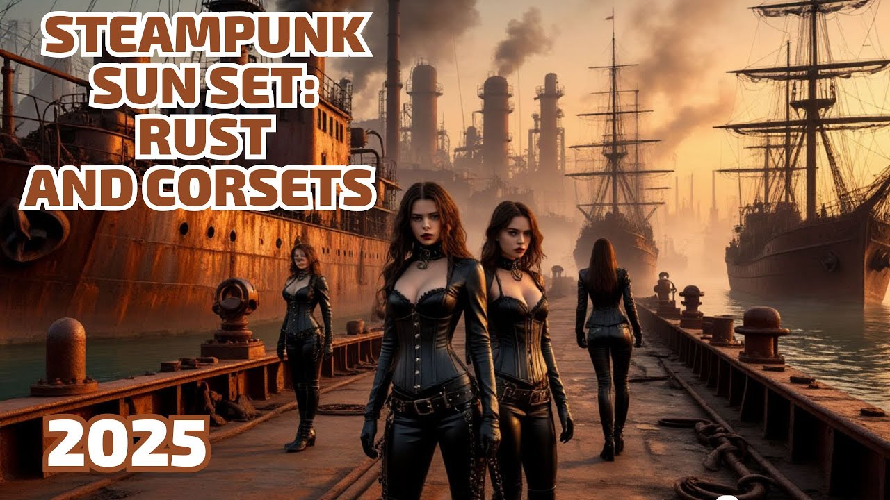 Rust & Sunset – Медленный закат индустриального города (Steampunk) HDR ...