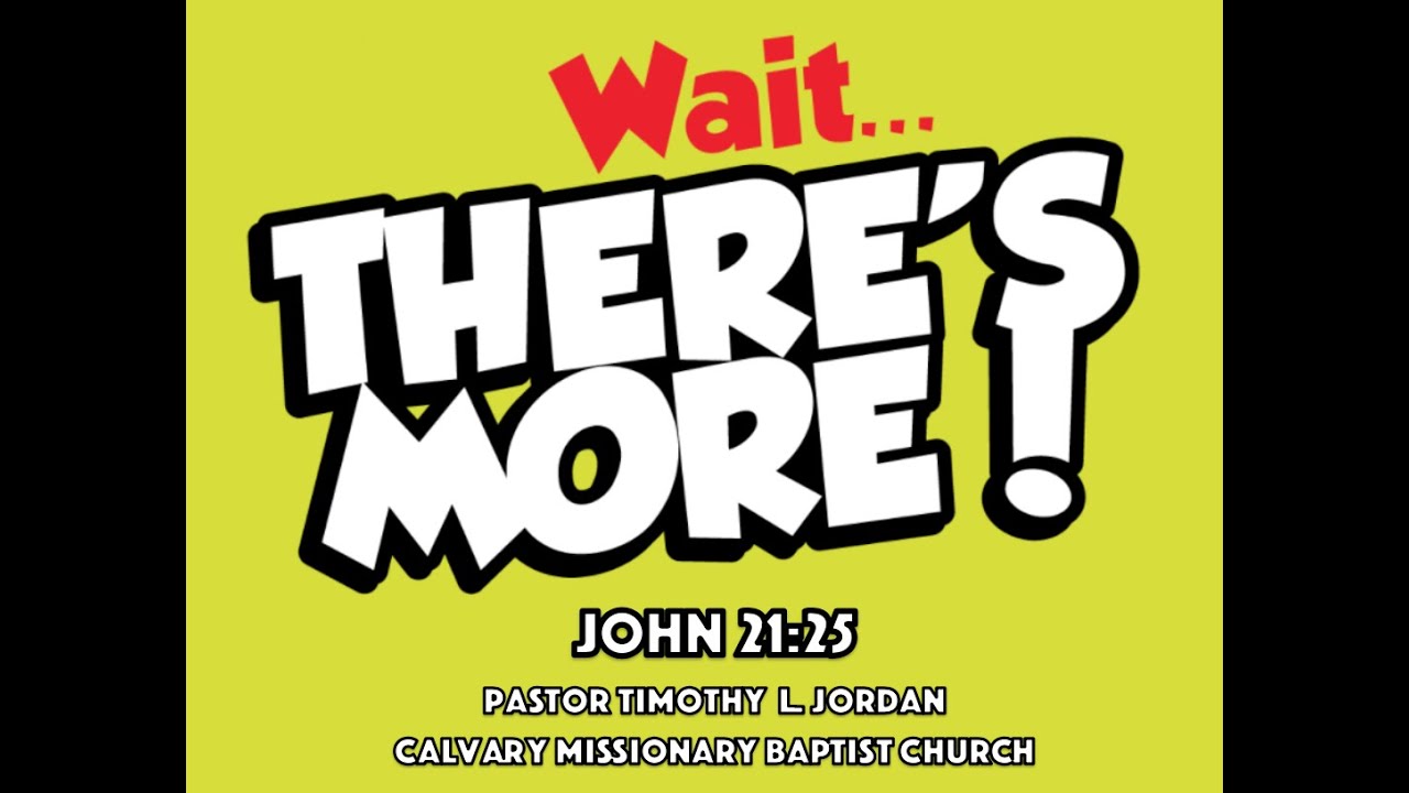 Pastor Timothy L. Jordan (CMBC) - YouTube