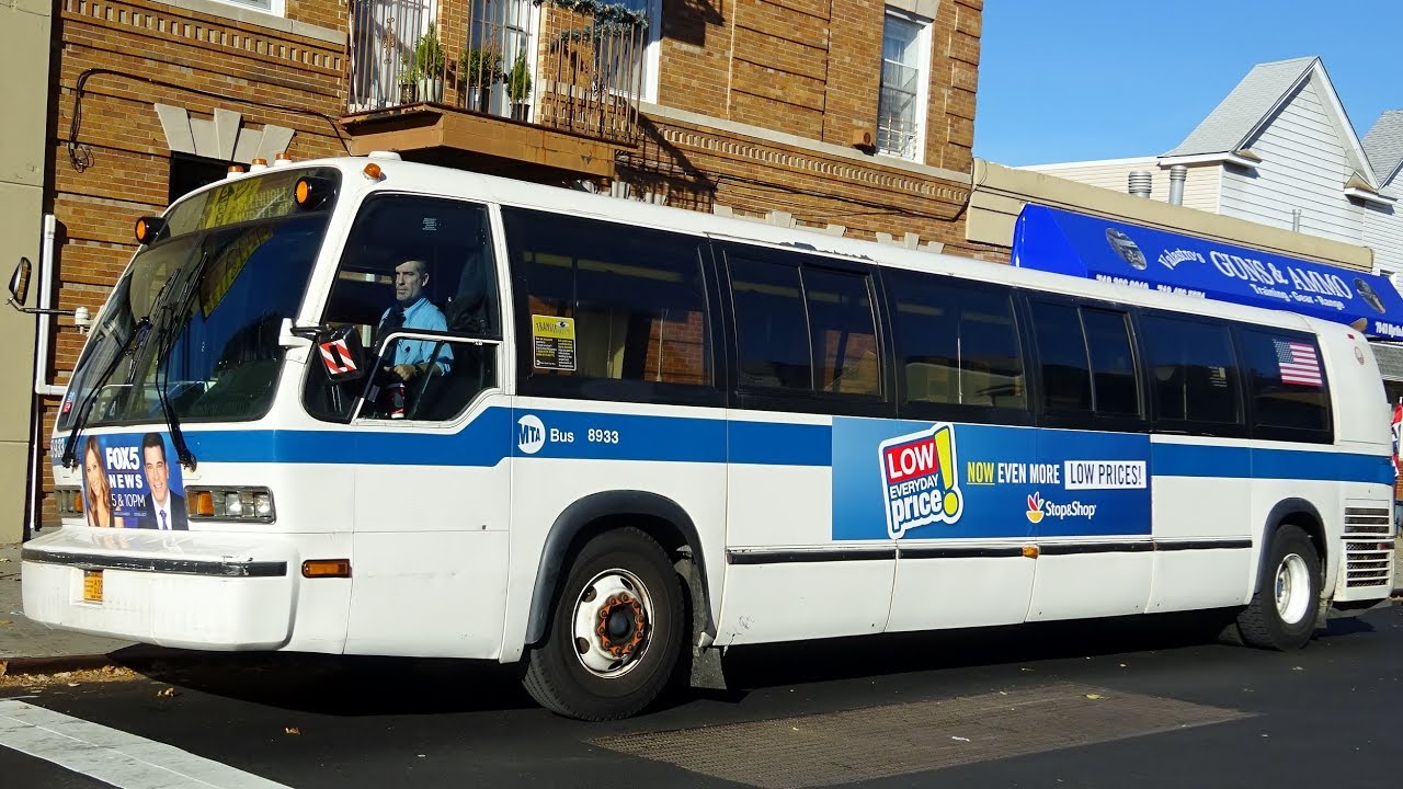 THE CITY'S OLDEST TREASURES!!! MTA Bus 1996 NovaBus RTS 8933 on Rt. Q29 ...