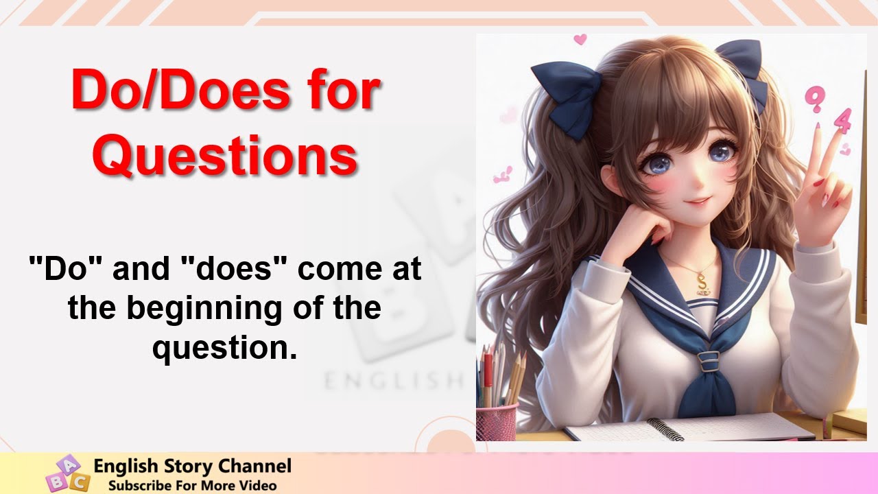 Improve your English Do Does for Questions. - YouTube