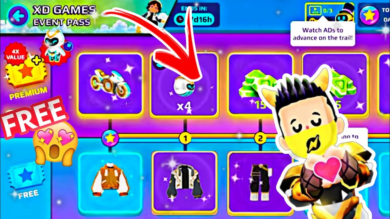 PK XD - New Free Event Pass!! 🤯👕 || PK XD New Sports & Games Update ...