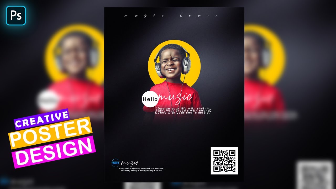 Creative Poster Design in Photoshop | Graphic Design Tutorial - YouTube