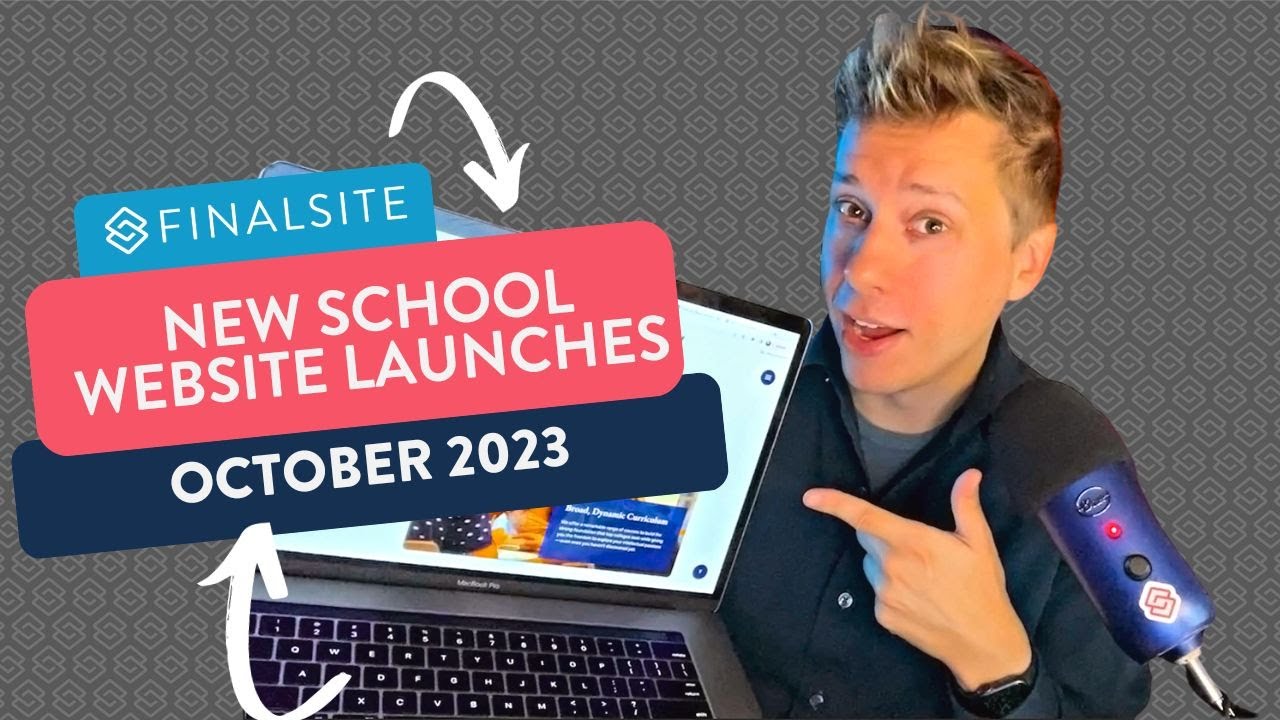 New School Website Launches | October 2023 | Finalsite - YouTube